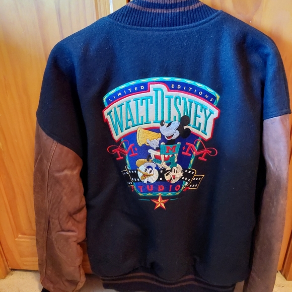 Disney | Jackets & Coats | Walt Disney Studio Bomber Jacket Lg Ltd Ed ...
